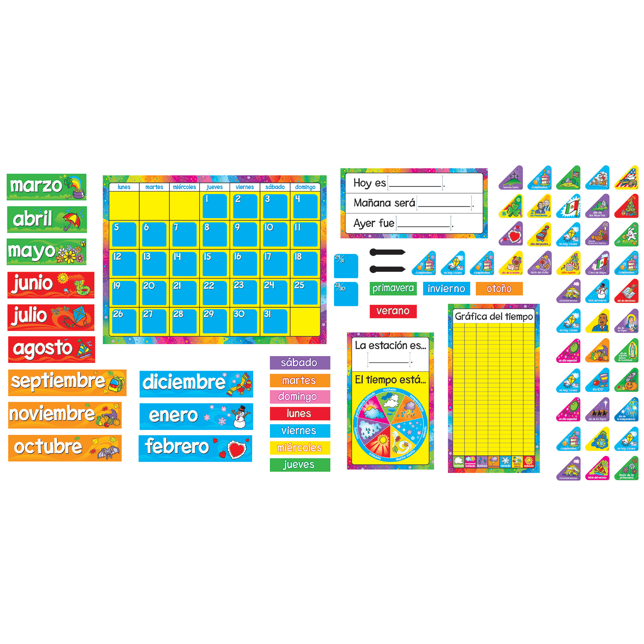 TREND enterprises, Inc. Trend Calendario Anual (Spanish) Bulletin Board ...