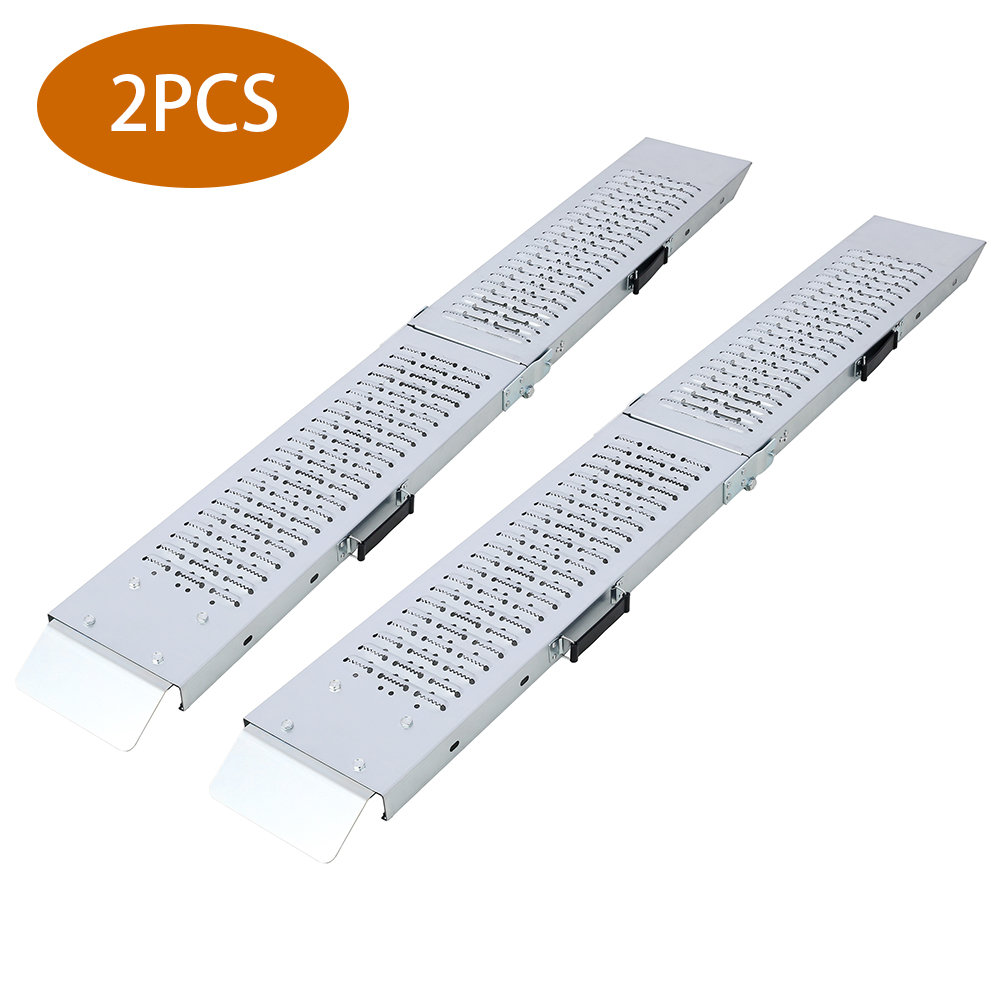 iYofe 2-Piece Loading Ramps For Pickup Trucks, 950Lbs Capacity Foldable ...