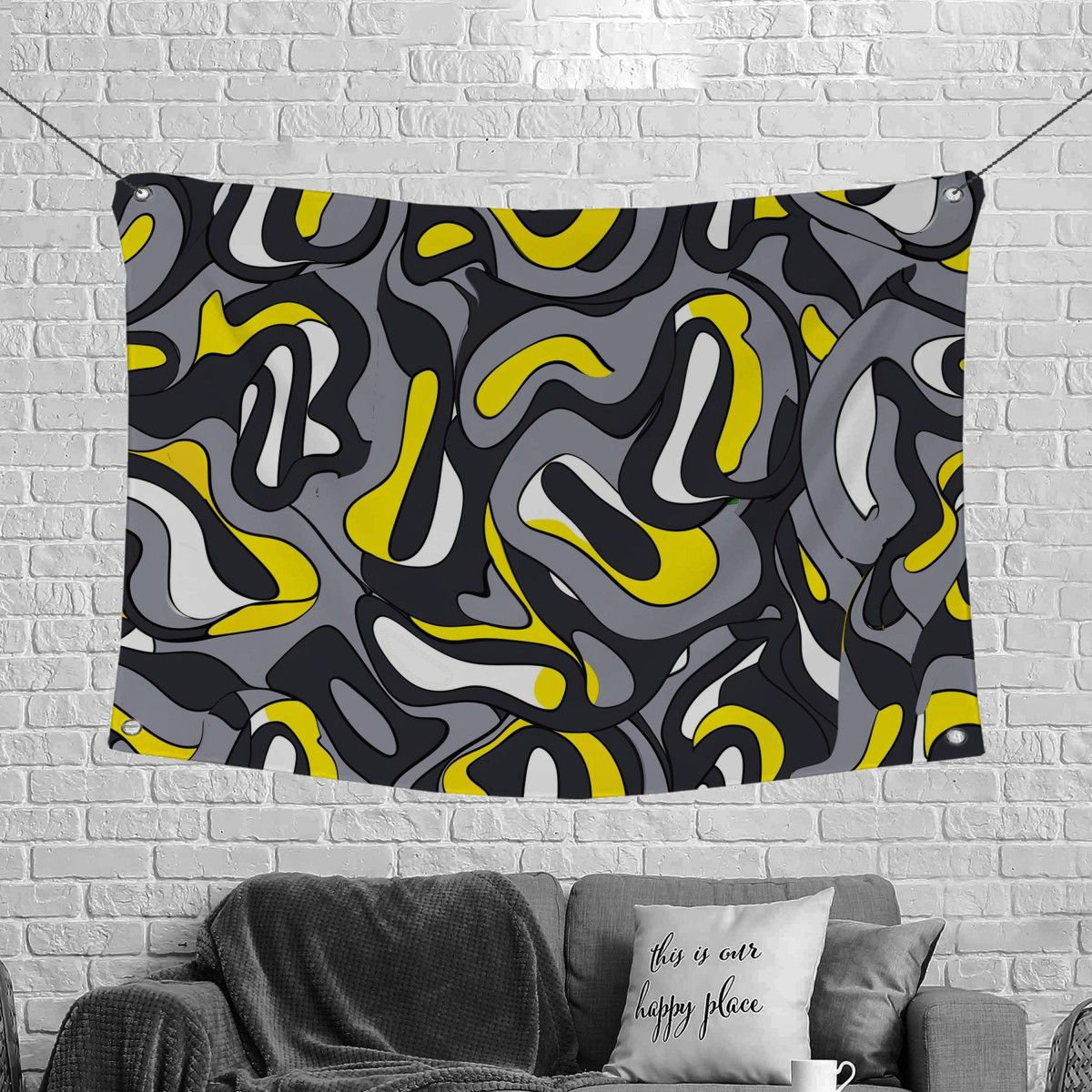 VisionDecor Plain Weave Muslin Microfiber Fabric Tapestry - Wayfair Canada