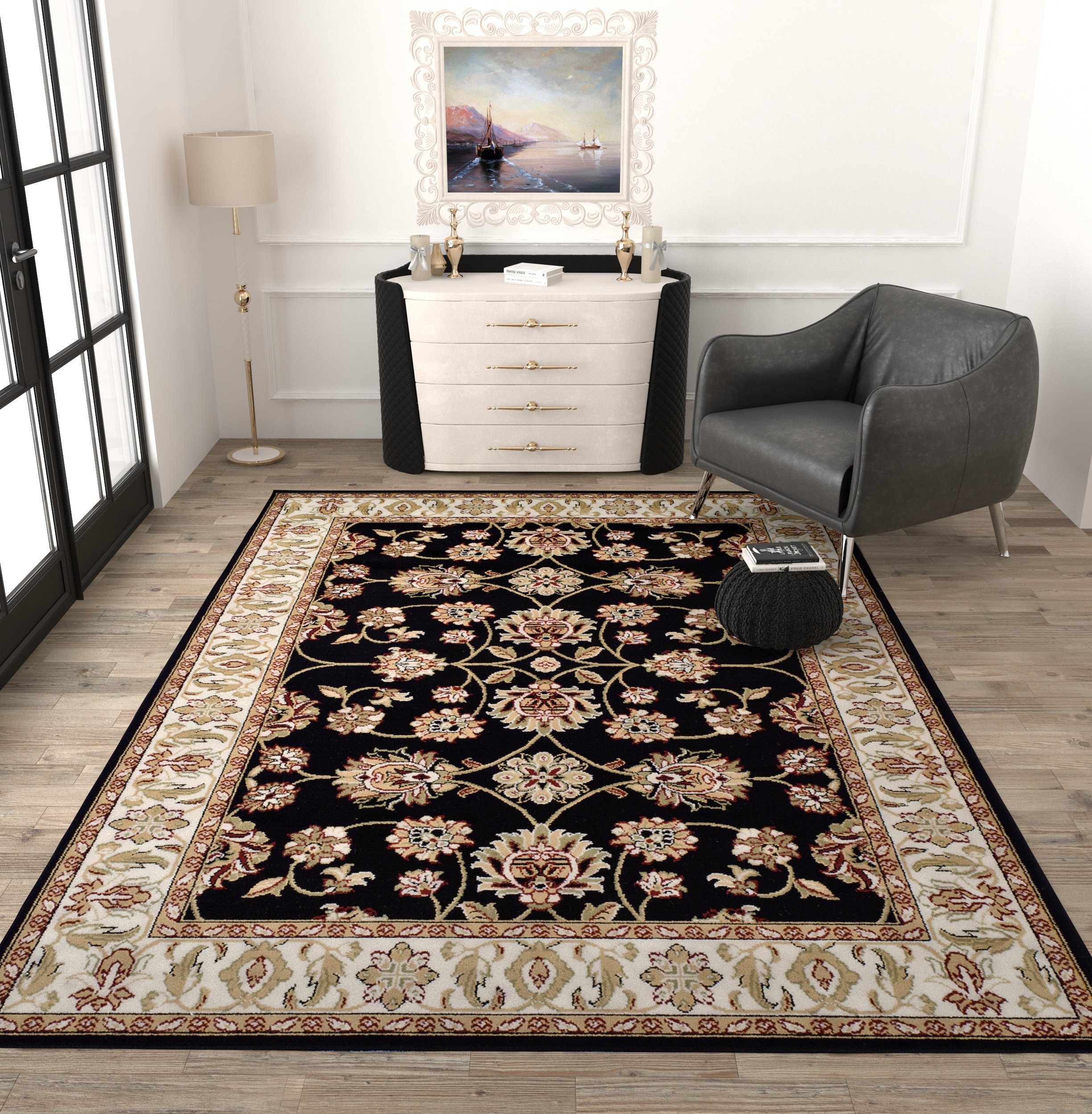 Wade Logan Bev-35 Modern Area Rugs For Living Room & Reviews - Wayfair ...