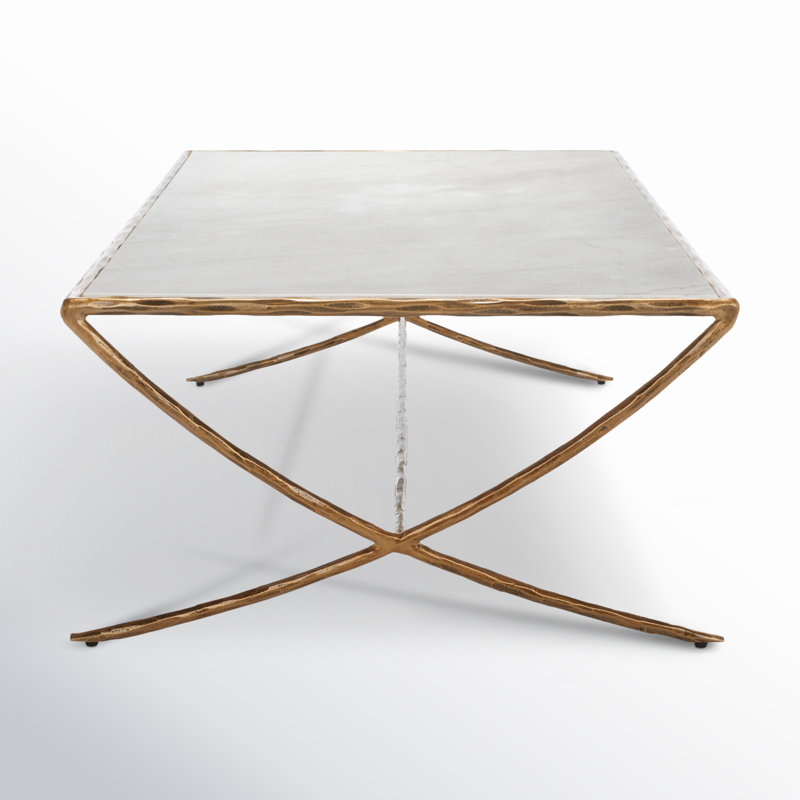 Joss & Main Evelynn Cross Legs Coffee Table & Reviews | Joss & Main