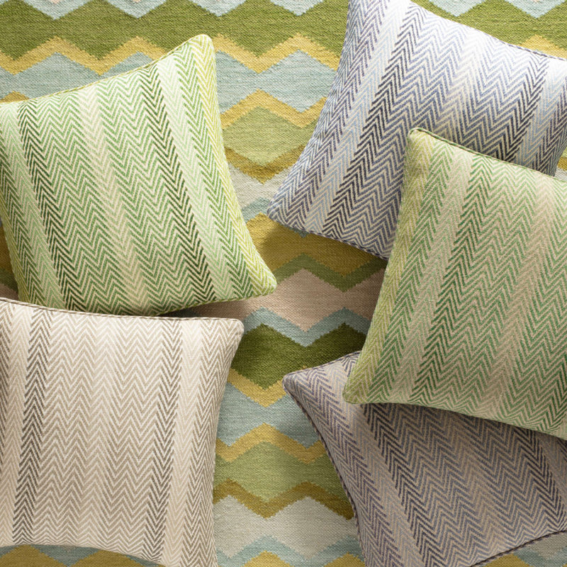 Dash and Albert Rugs Kit Kemp x Annie Selke Safety Net Green Handwoven ...