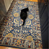 Lark Manor Armintha Oriental Wool Dark Blue Area Rug & Reviews | Wayfair