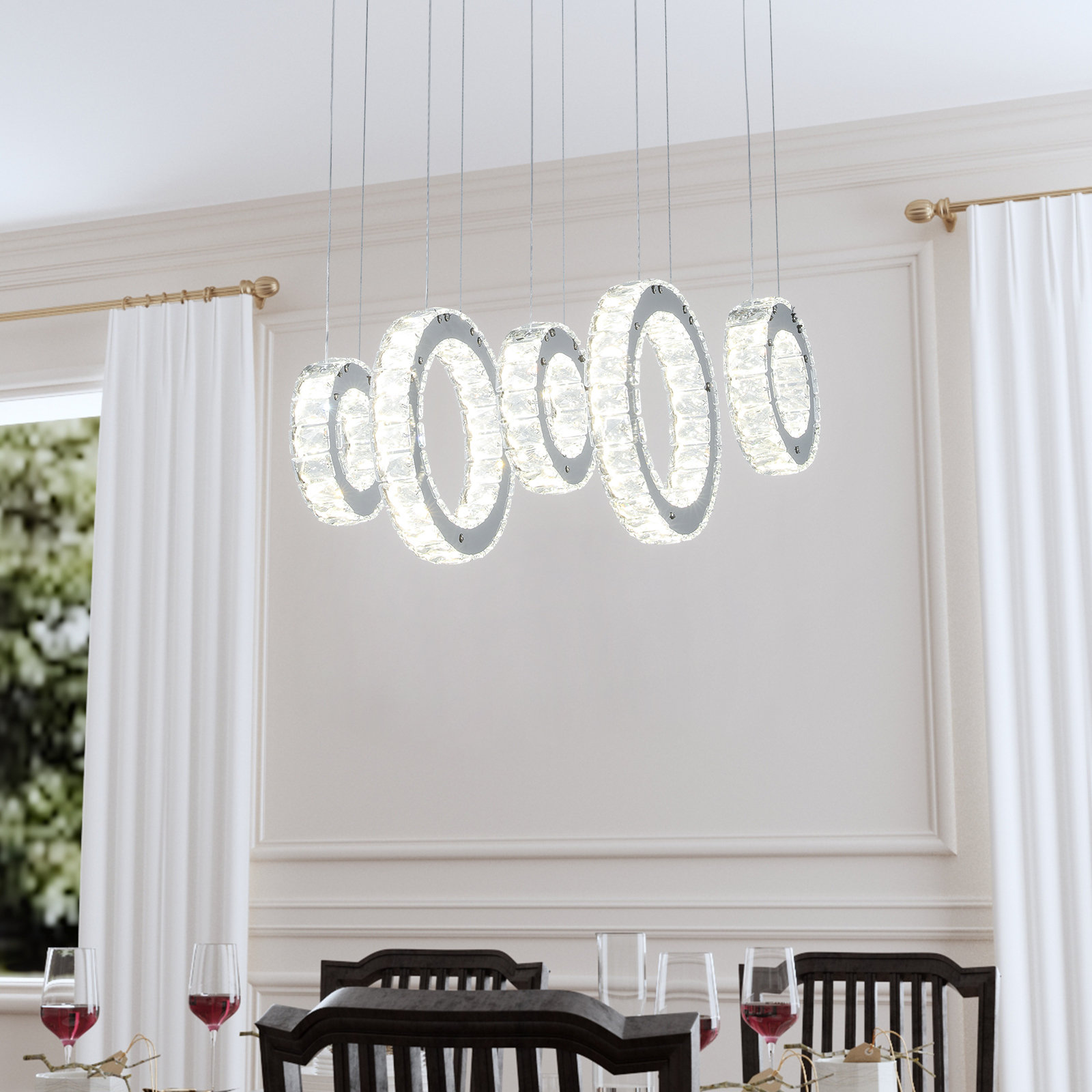 Willa Arlo™ Interiors Charlesto 5 - Light Unique / Statement Tiered ...