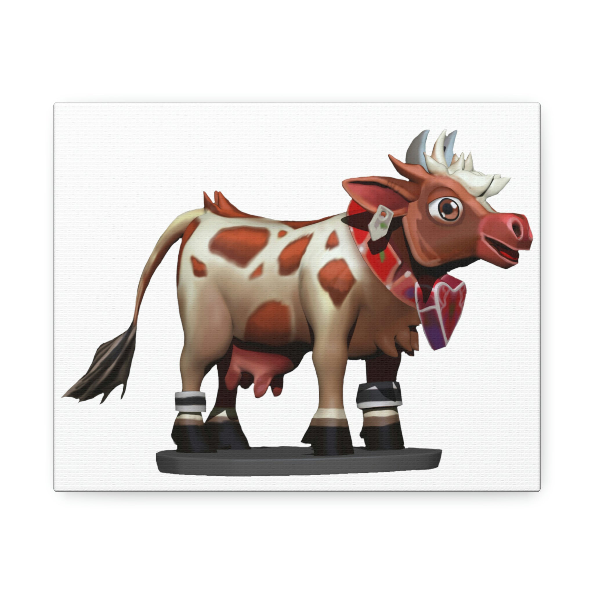 Trinx Light Brown Cow by Kelly Johnson - Wrapped Canvas Graphic Art ...