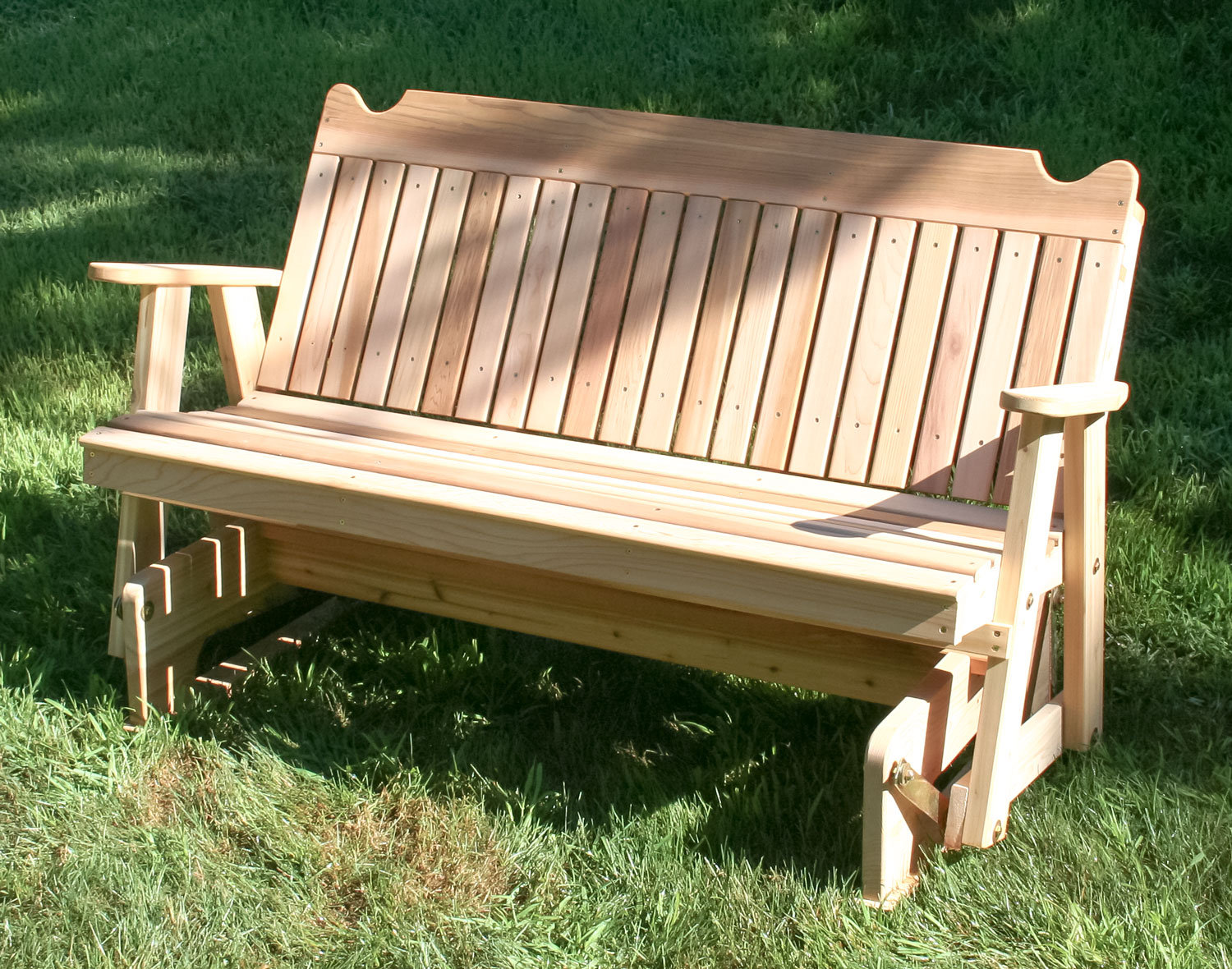 August Grove® Foust Glider Bench | Wayfair