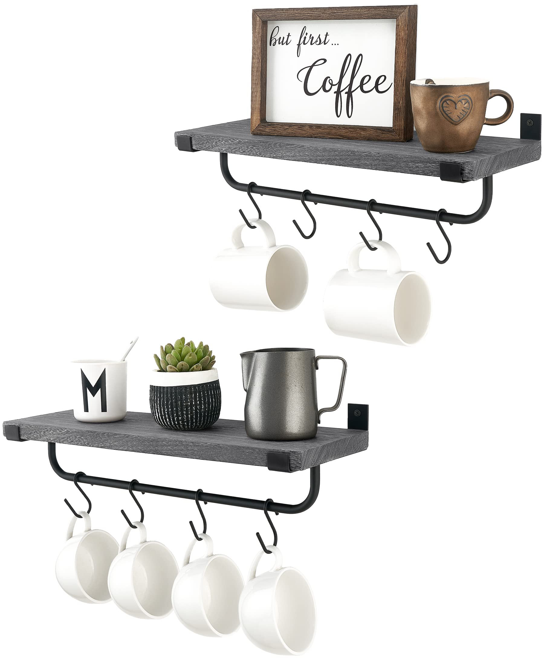 rustic shelf accessories