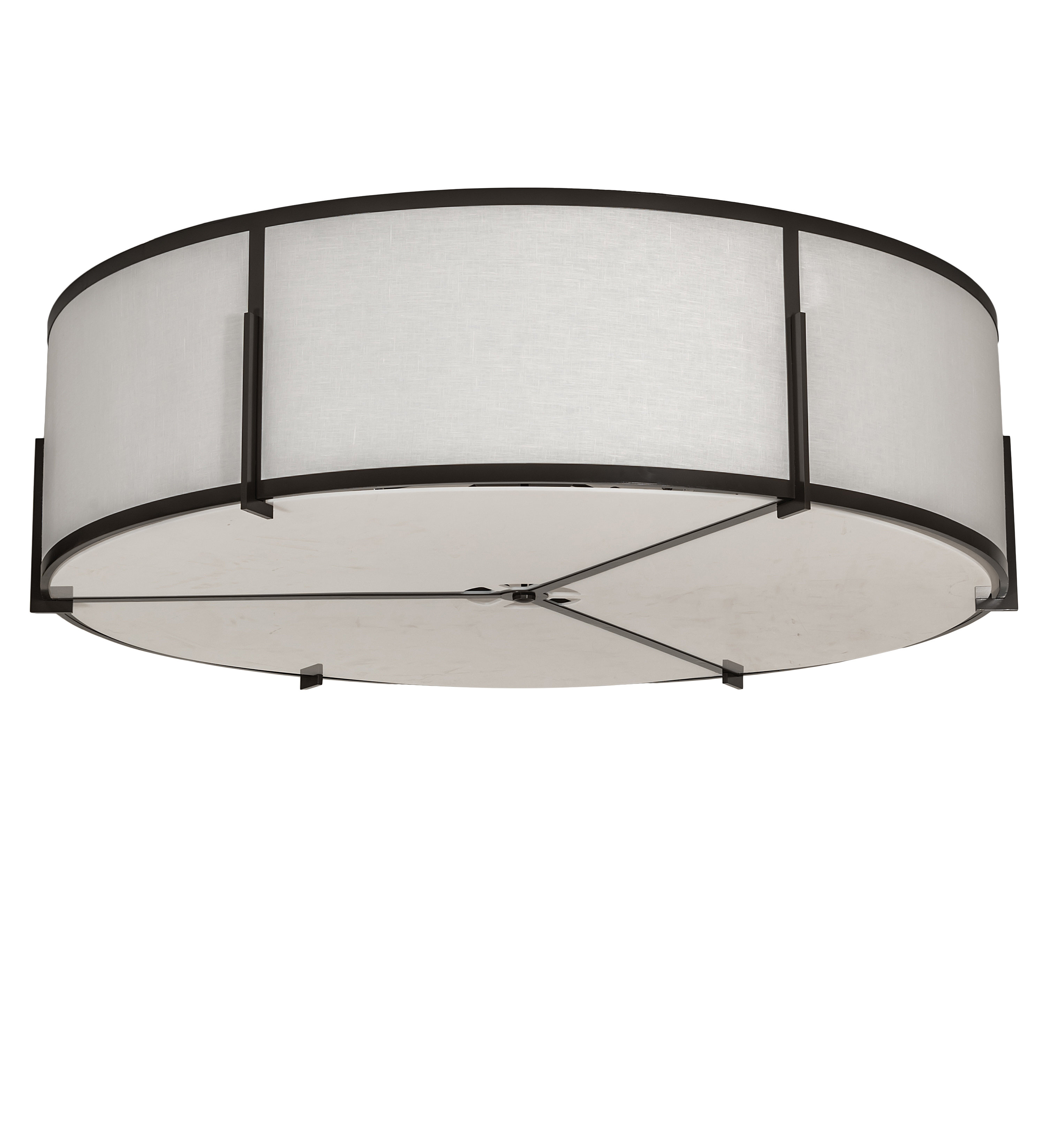 Meyda Lighting Structure 60" W Fabric Flush Mount | Perigold
