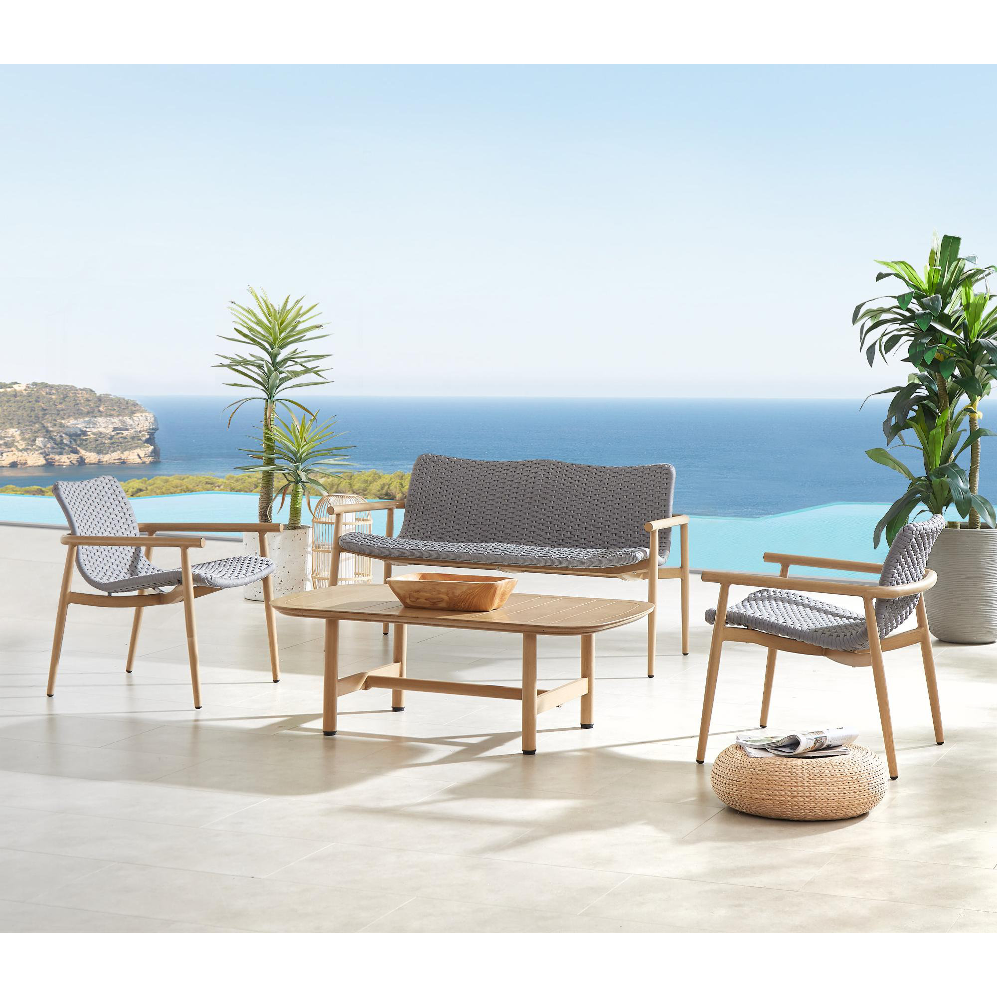 Murcano Modena 4 - Person Outdoor Seating Group - Wayfair Canada