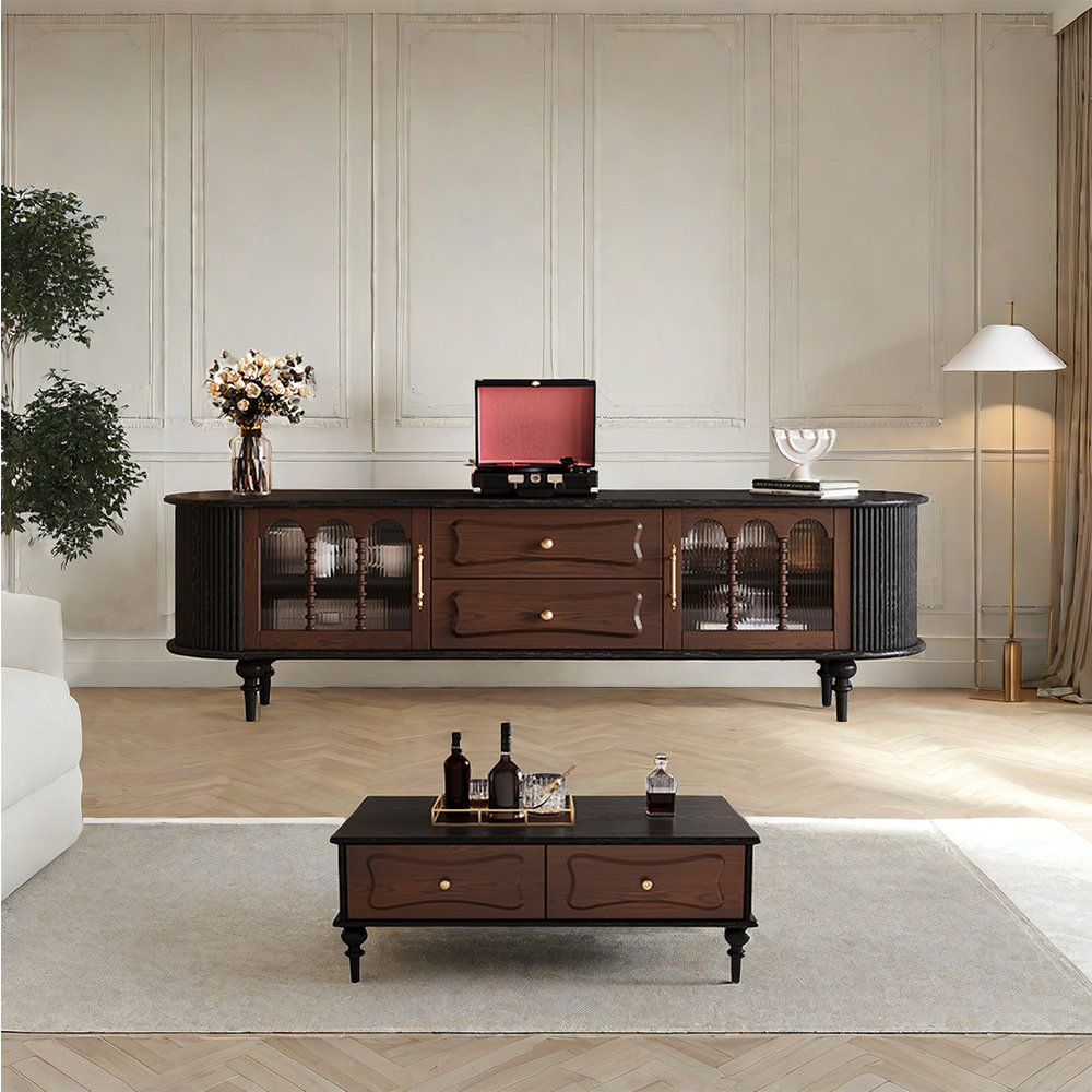 moonlight design American TV Stand And Coffee Table Combination 2 ...