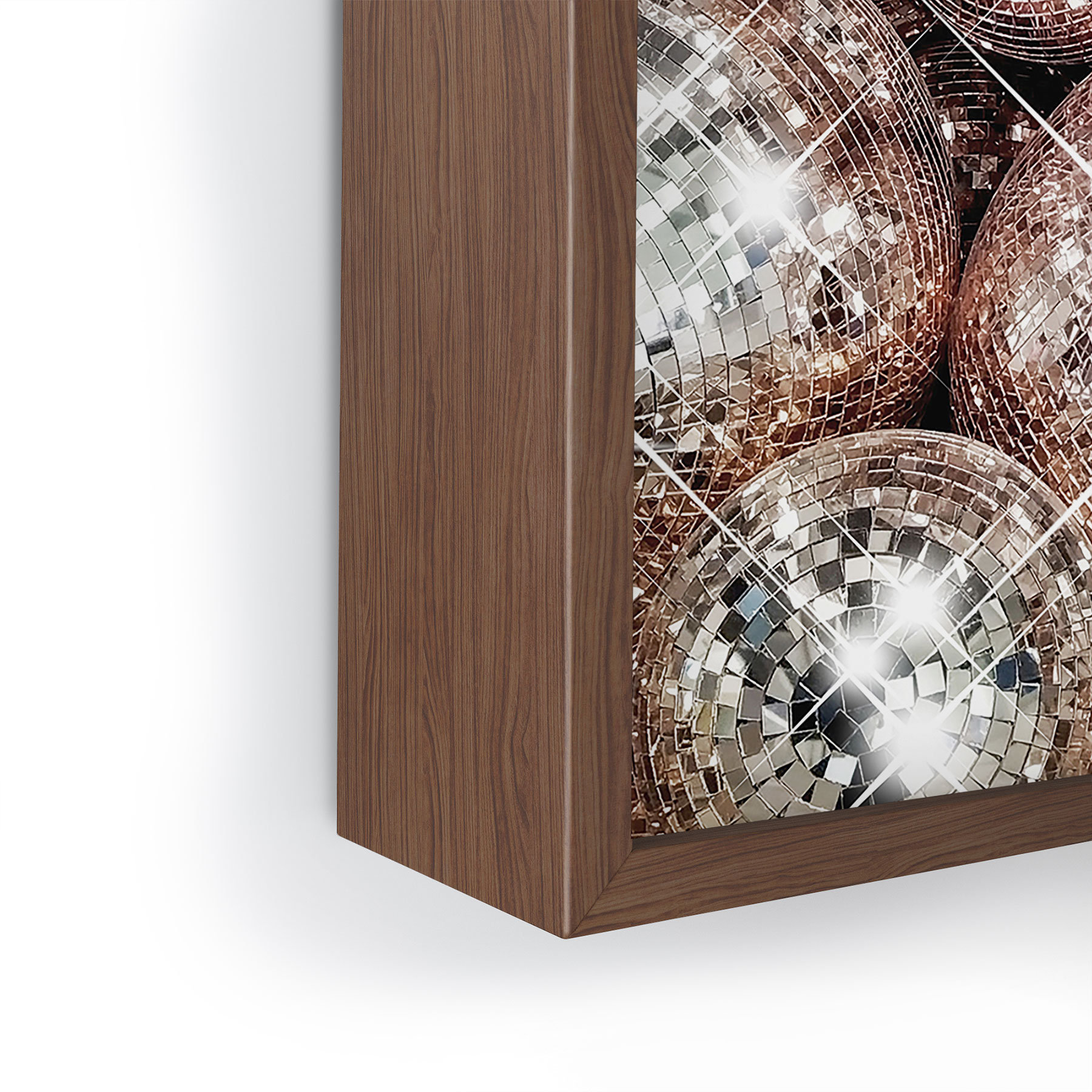 Society6 Dagmar Pels Disco Balls I Framed Mini Art Print | Wayfair