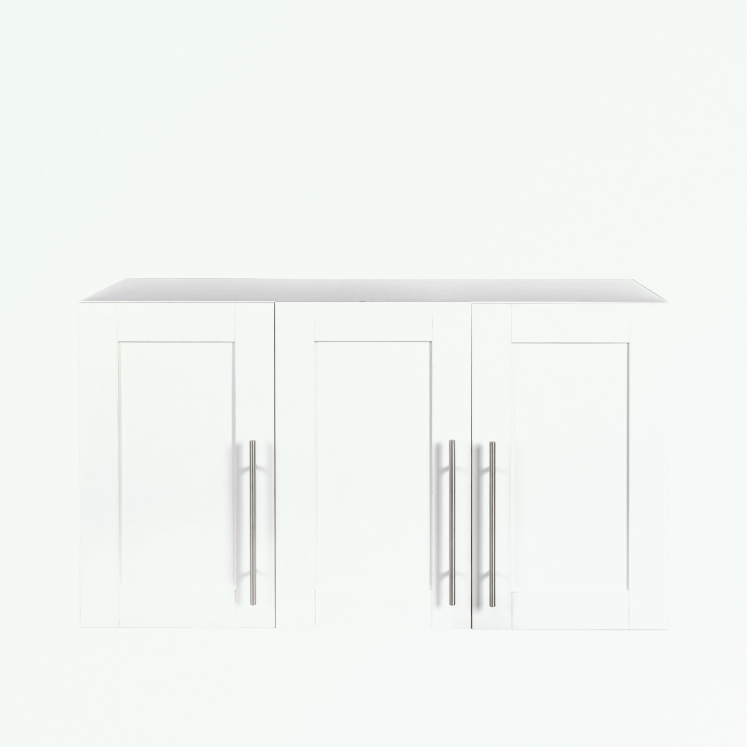 Latitude Run® Stackable Wall Mounted Storage Cabinet with metal handles ...