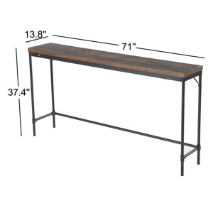 17 Stories Adas 71" Console Table & Reviews | Wayfair