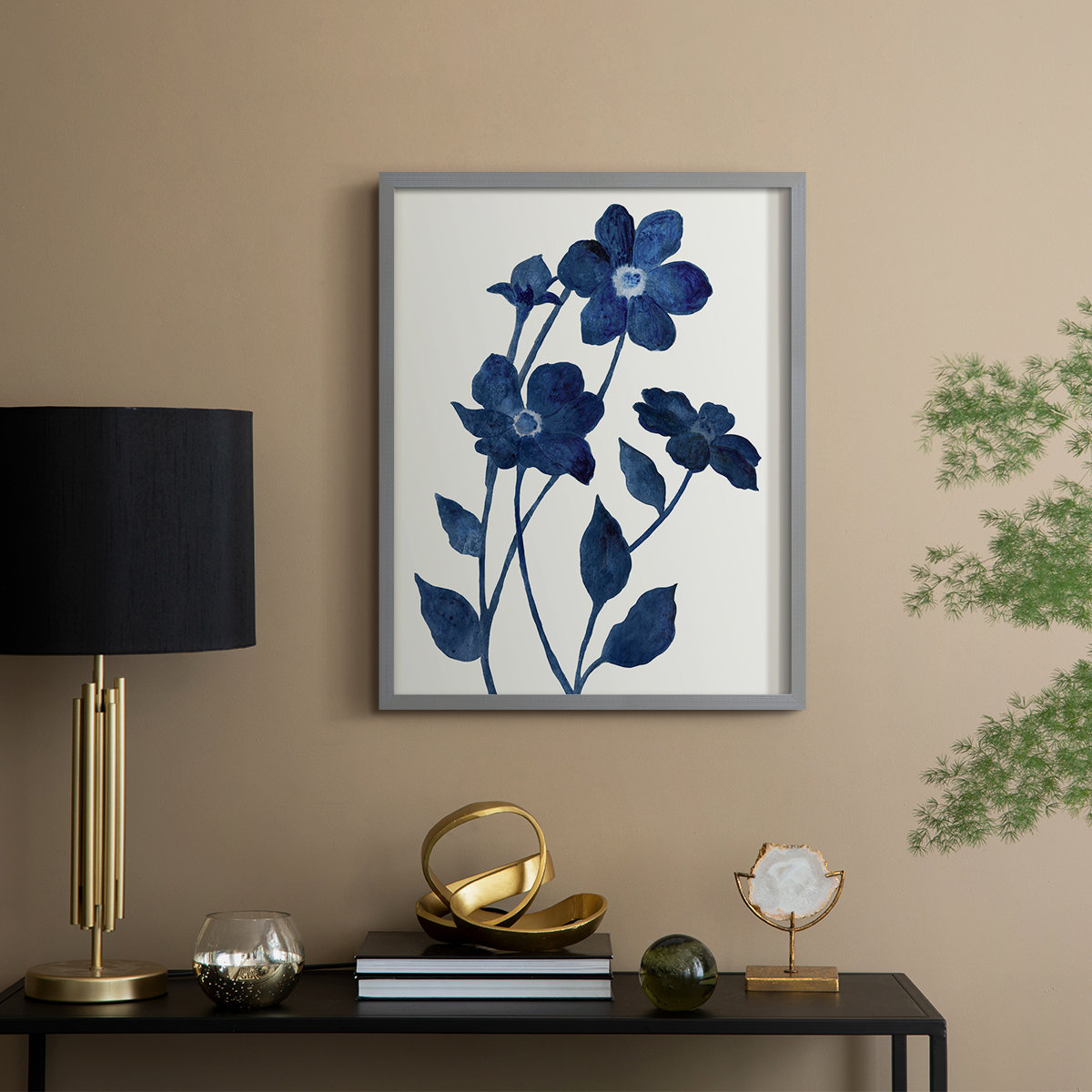 Red Barrel Studio® " Indigo Bloom II " | Wayfair