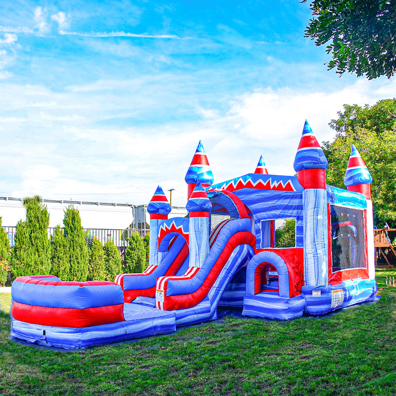 JumpOrange Flash Commercial Grade Bounce House Water Slide for Kids ...