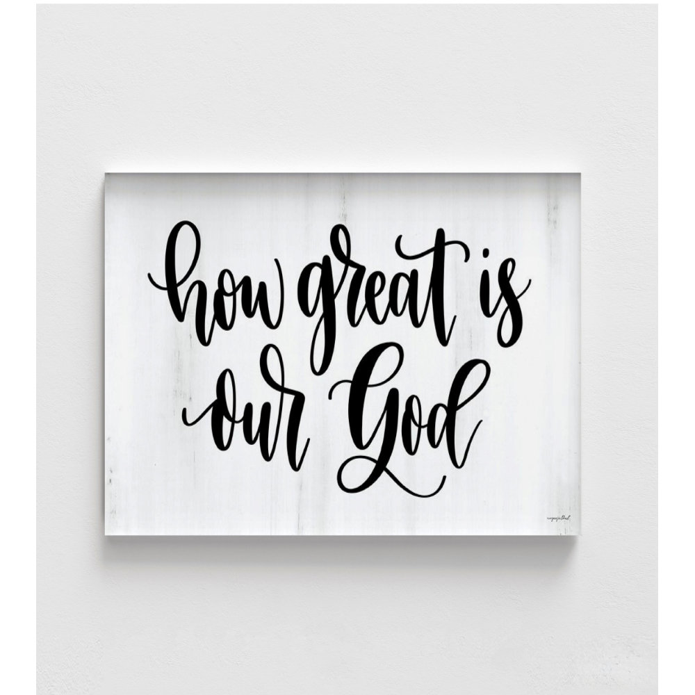 WeFrameArt How Great Is Our God, Framed Psalm 145 Print, And Christian ...