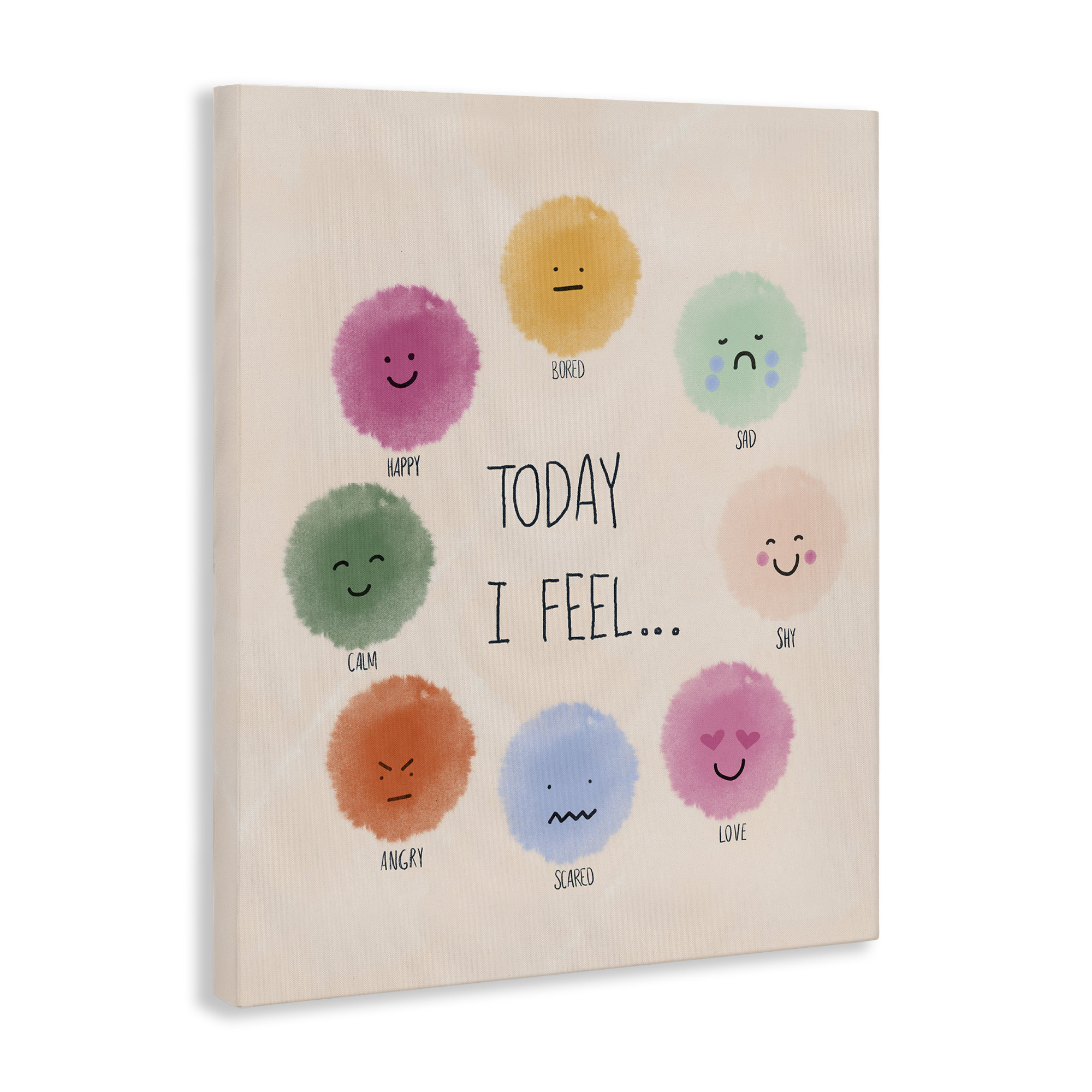 Trinx Educational Wheel of Emotions Canvas, design by Chen Alyesh ...