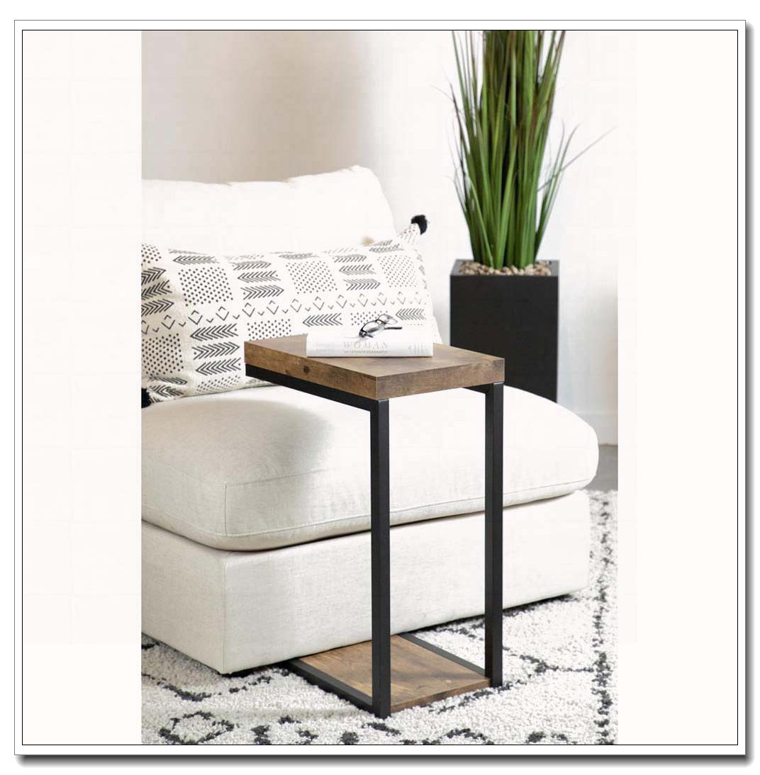 Mercer41 Black and Antique Nutmeg Snack Table - Wayfair Canada