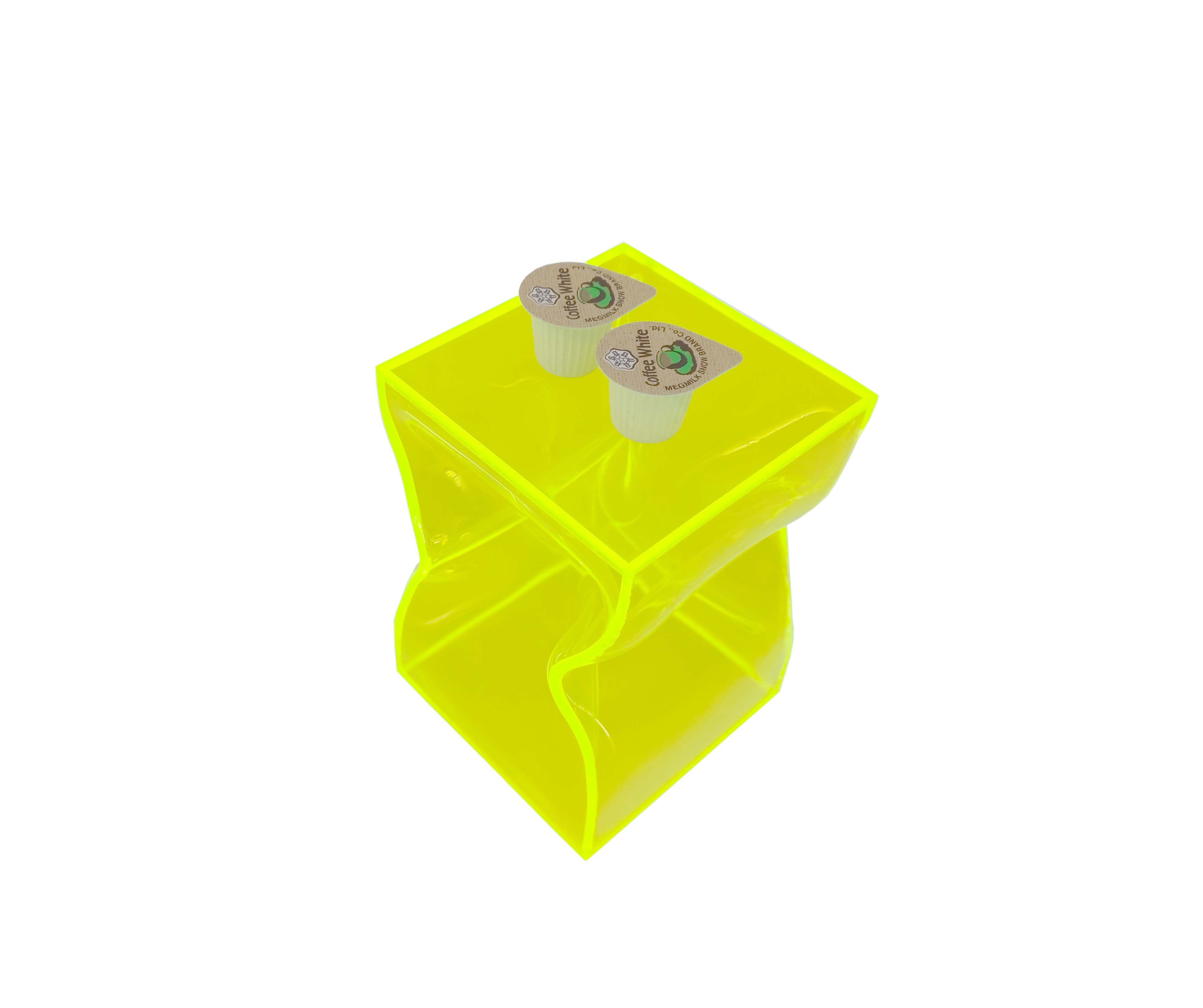 Trinx® 5.5" Tall Yellow Green Lomon Acrylic Riser Small Podium Semi ...