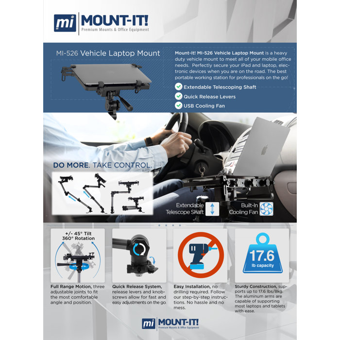 Mount it Vehicle Laptop/Tablet Mounting System | Wayfair