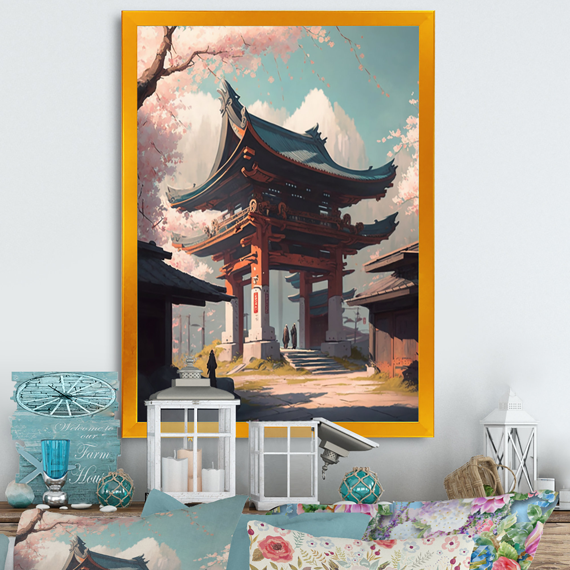 Wildon Home® Architectural City Landscape V - Japon Landscape Canvas ...