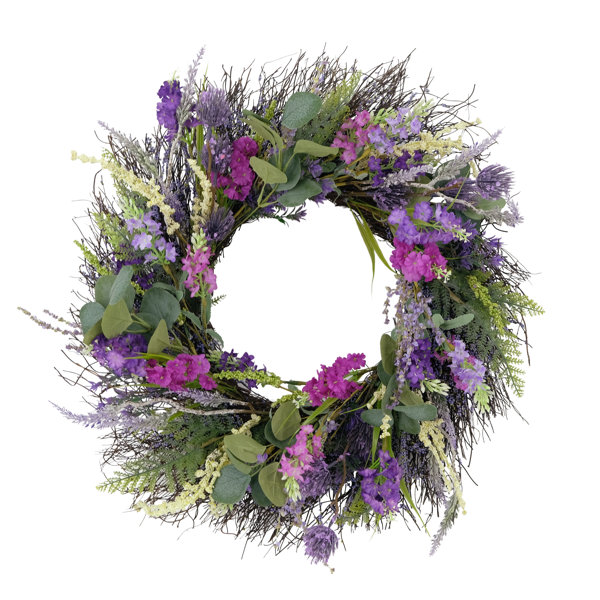 Purple Wreaths You'll Love | Wayfair