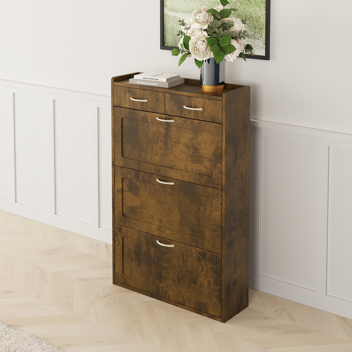 Loon Peak® 30 Pair Shoe Storage Cabinet | Wayfair