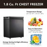R.W.FLAME 1.8 Cubic Feet Garage Ready Chest Freezer with Adjustable ...