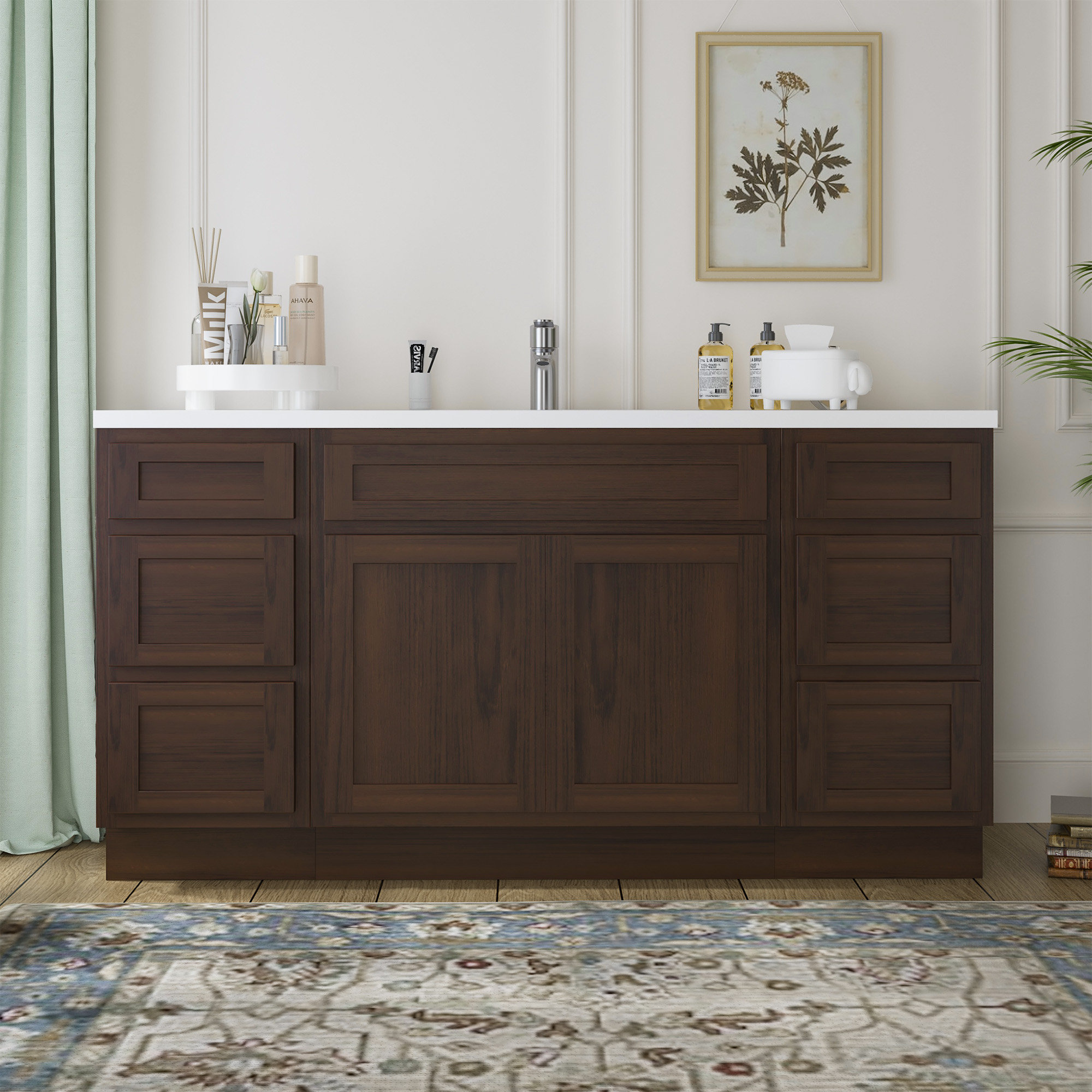 Home Beyond 60'' Single Bathroom Vanity Base Only - Wayfair Canada