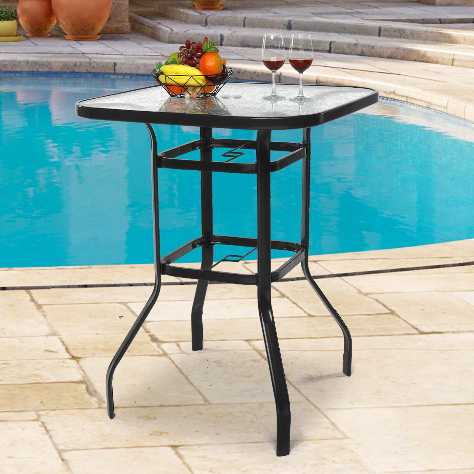 George Oliver Kiyo Bar Table - Wayfair Canada