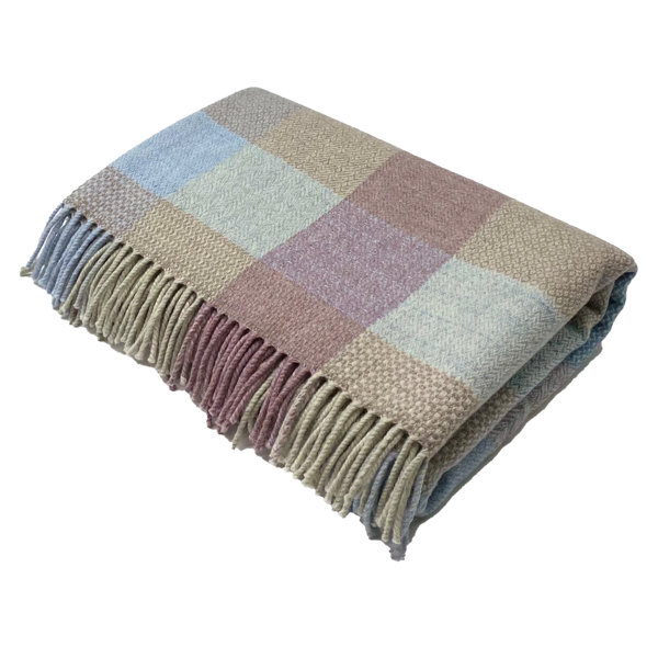 Bronte by Moon Merino Lambswool Throw/Blankets Woven Blanket | Wayfair