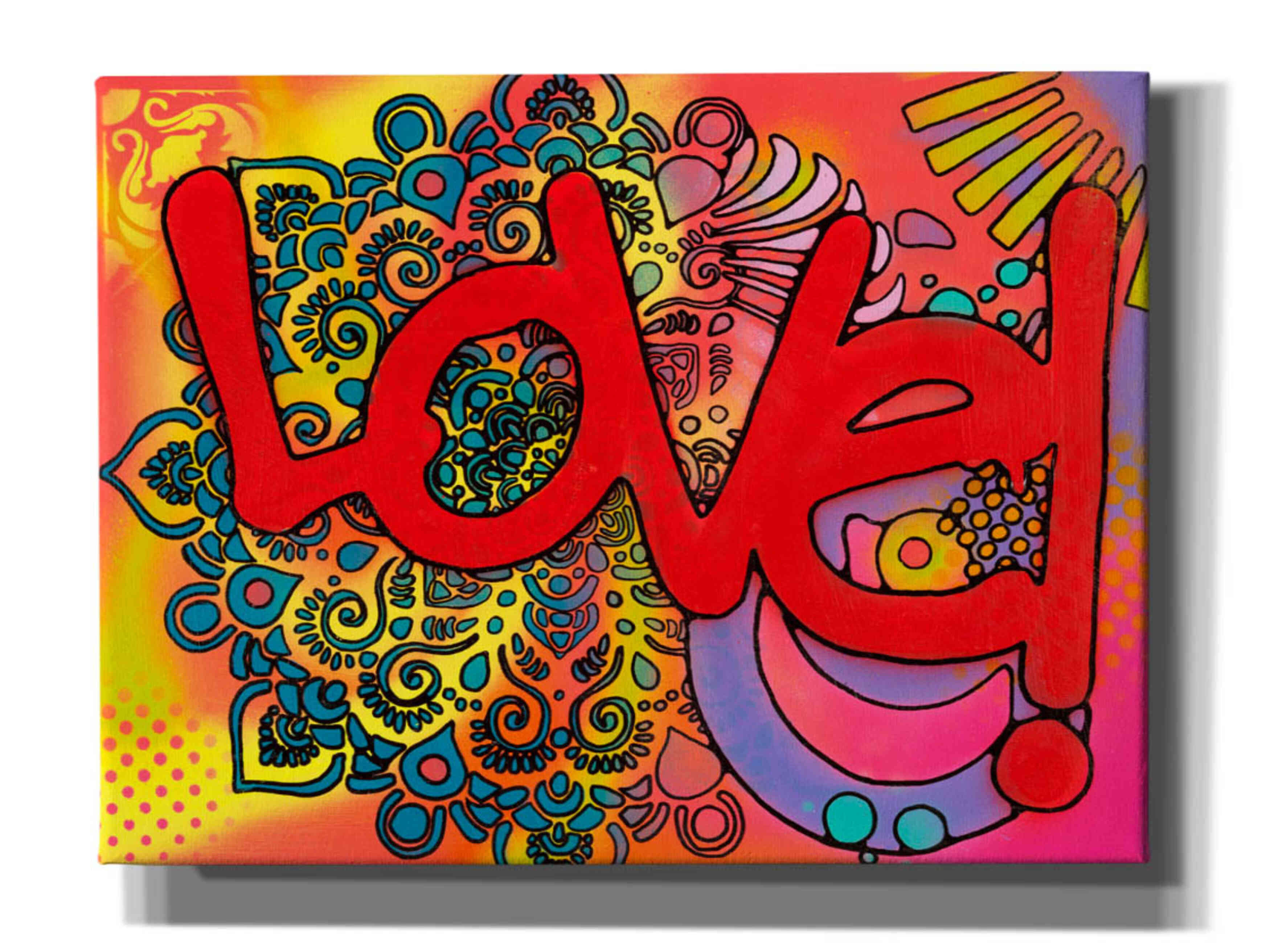 Latitude Run® Love I by Dean Russo - Wrapped Canvas Painting | Wayfair