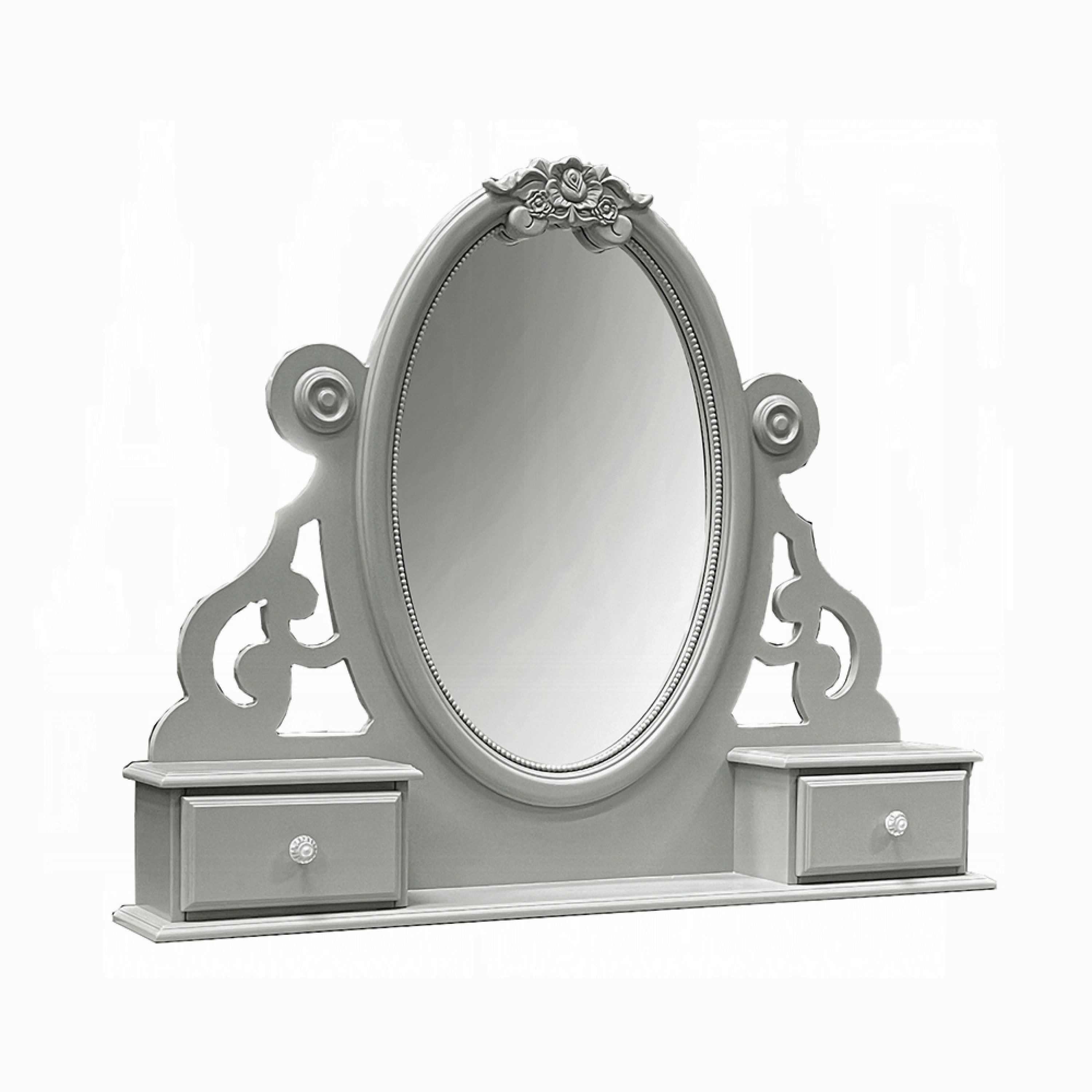 F&L Homes Studio Flora Mirror W/jewlery | Wayfair
