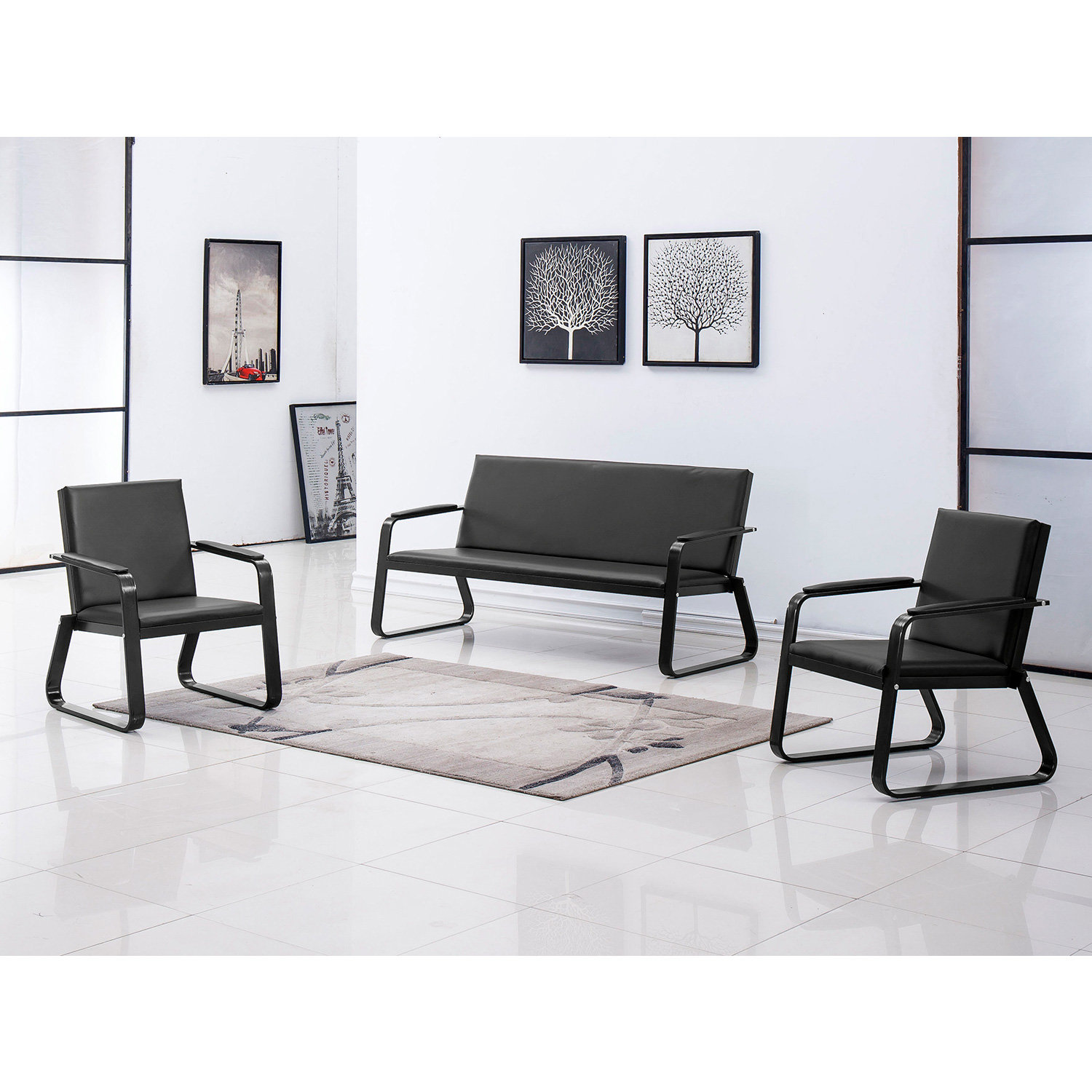 walsport 3 Piece Reception Set & Reviews | Wayfair