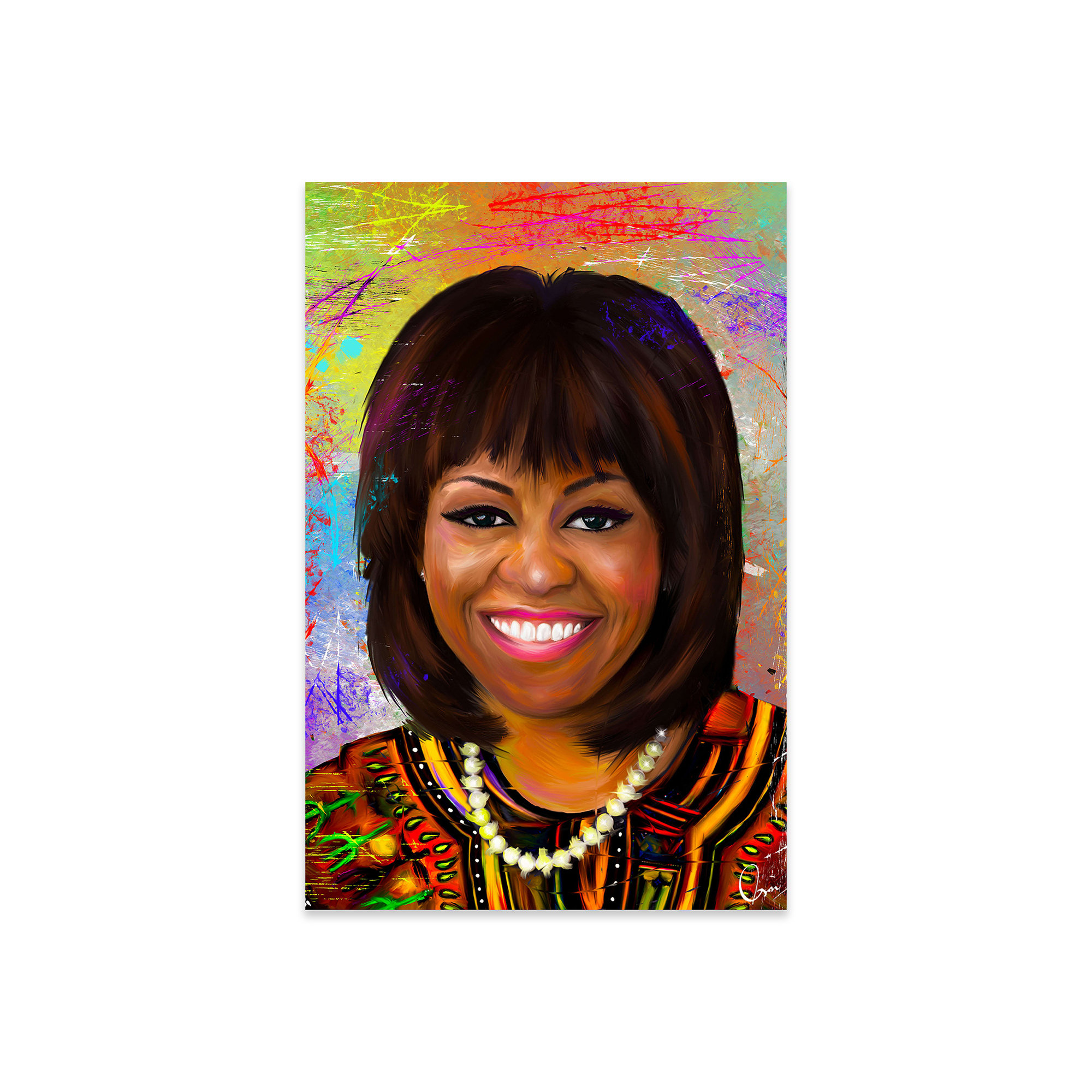 House of Hampton Michelle Obama by Crixtover Edwin - Wayfair Canada
