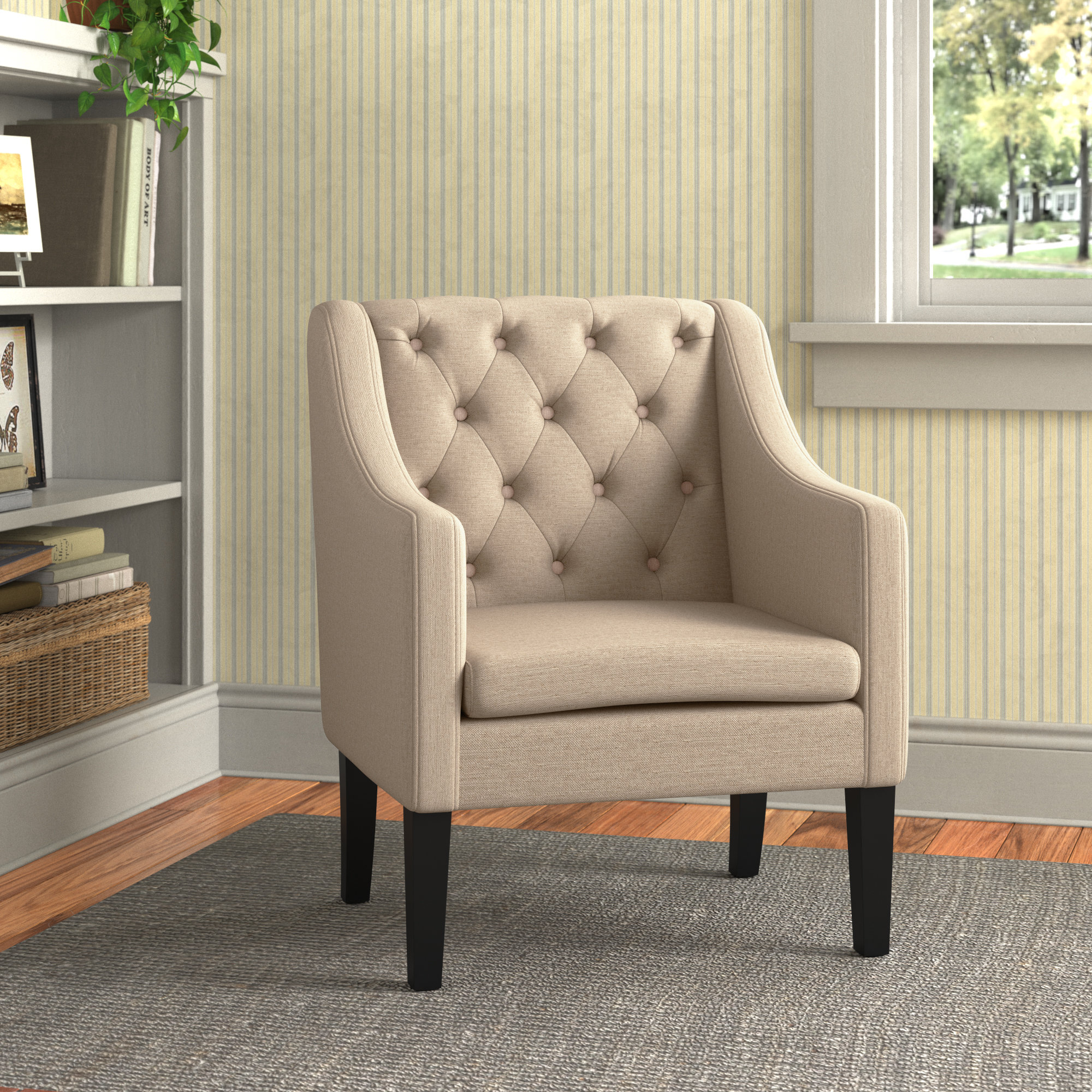 Andover Mills™ Fullilove 24.5" Wide Tufted Polyester Club Chair | Wayfair