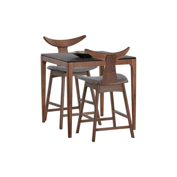 Sunpan Modern Jaxton 3 - Piece Dining Set | Perigold