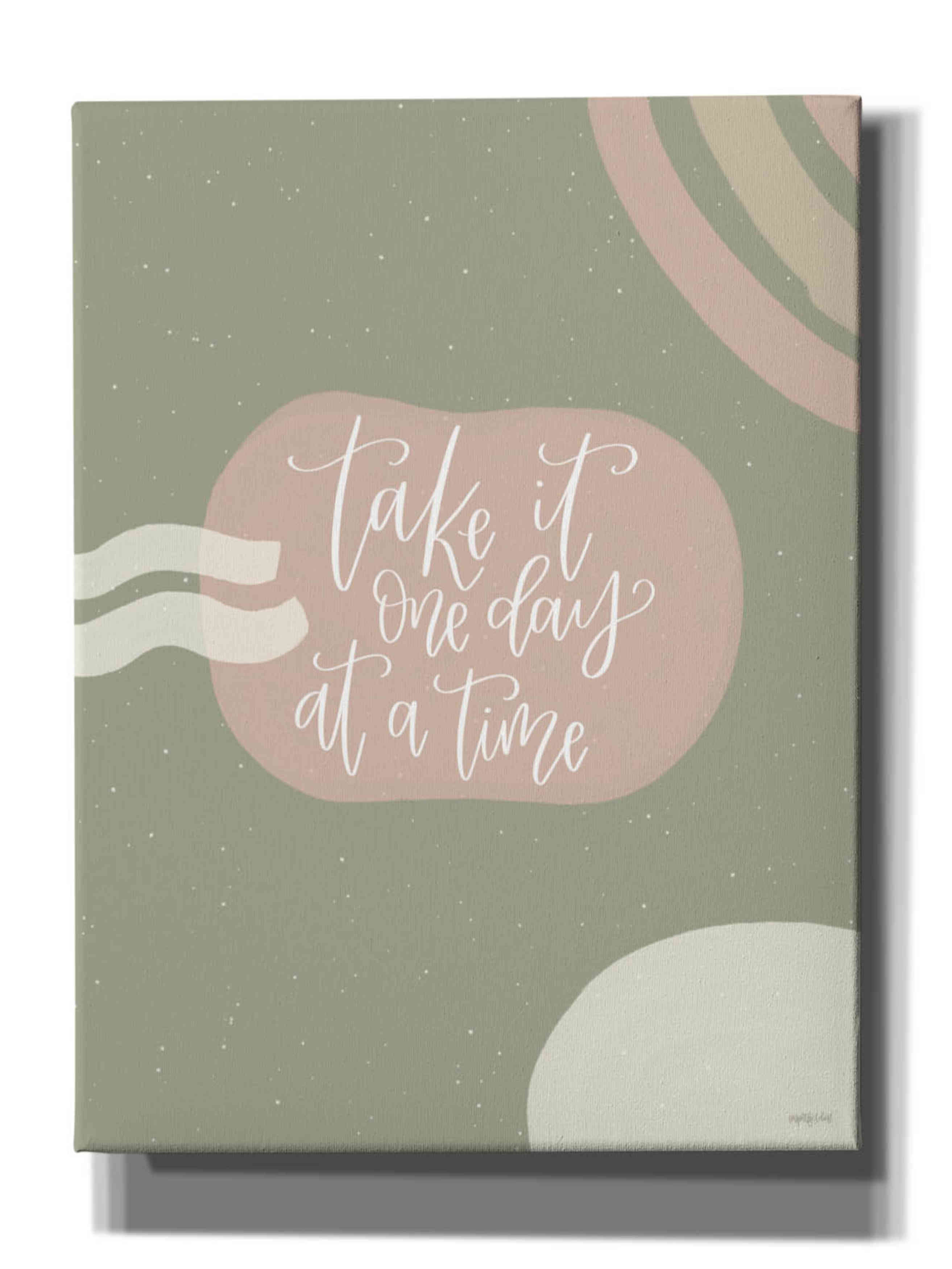 Epic Graffiti One Day At A Time by - Wrapped Canvas Textual Art ...