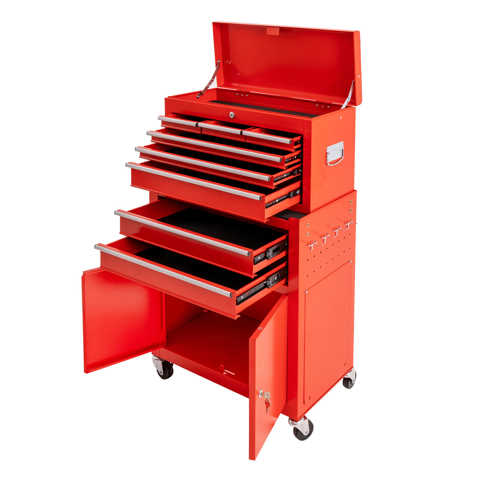 WFX Utility™ Boaman 8-Drawer Steel Combination Rolling Tool Chest Set ...