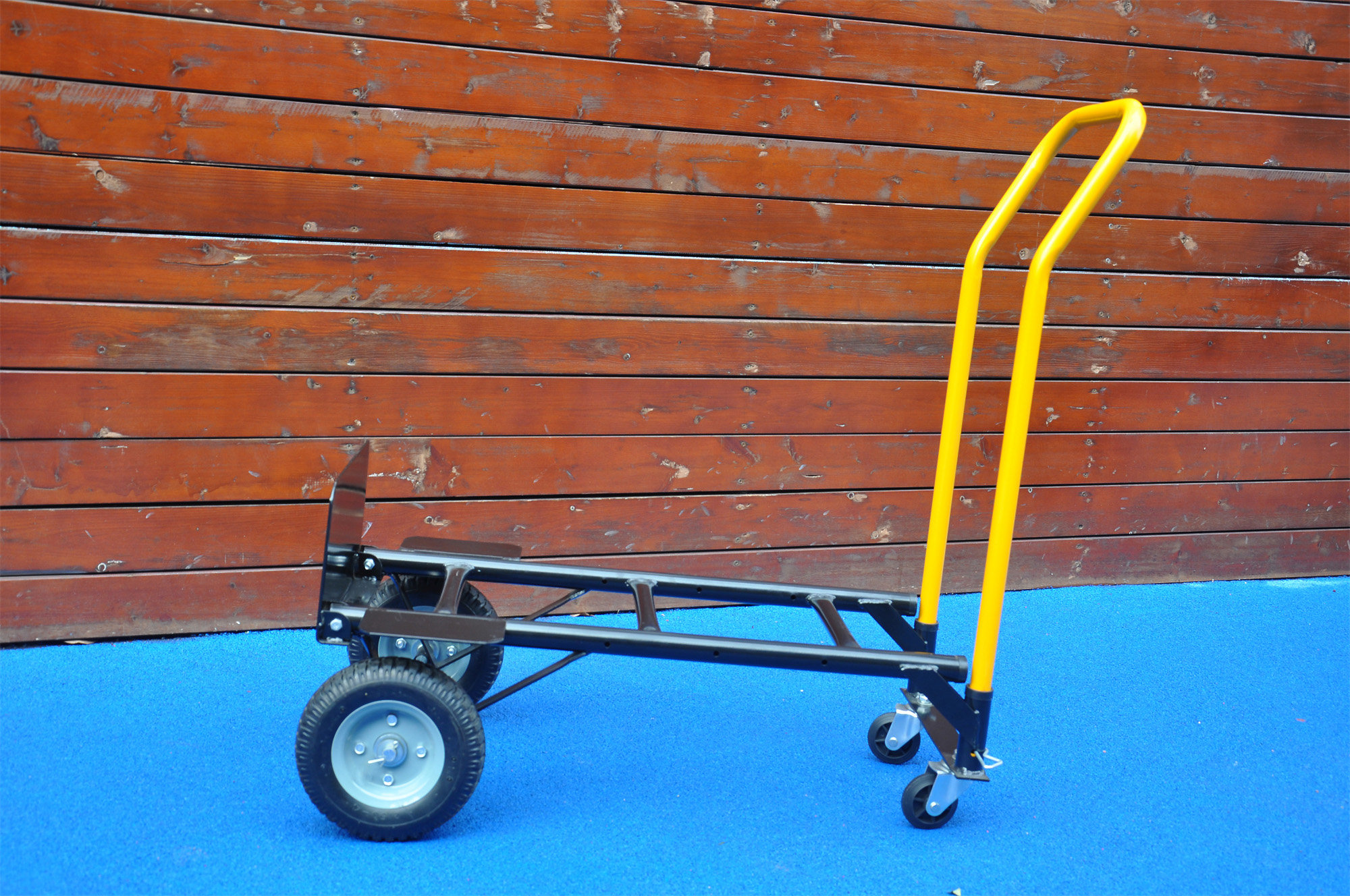 Ceballos Hand Truck Dual Purpose 2 Wheel Dolly Cart And 4 Wheel Push ...