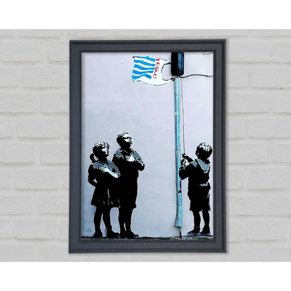 Rosalind Wheeler Homage To The Tesco Flag 2 - Single Picture Frame ...