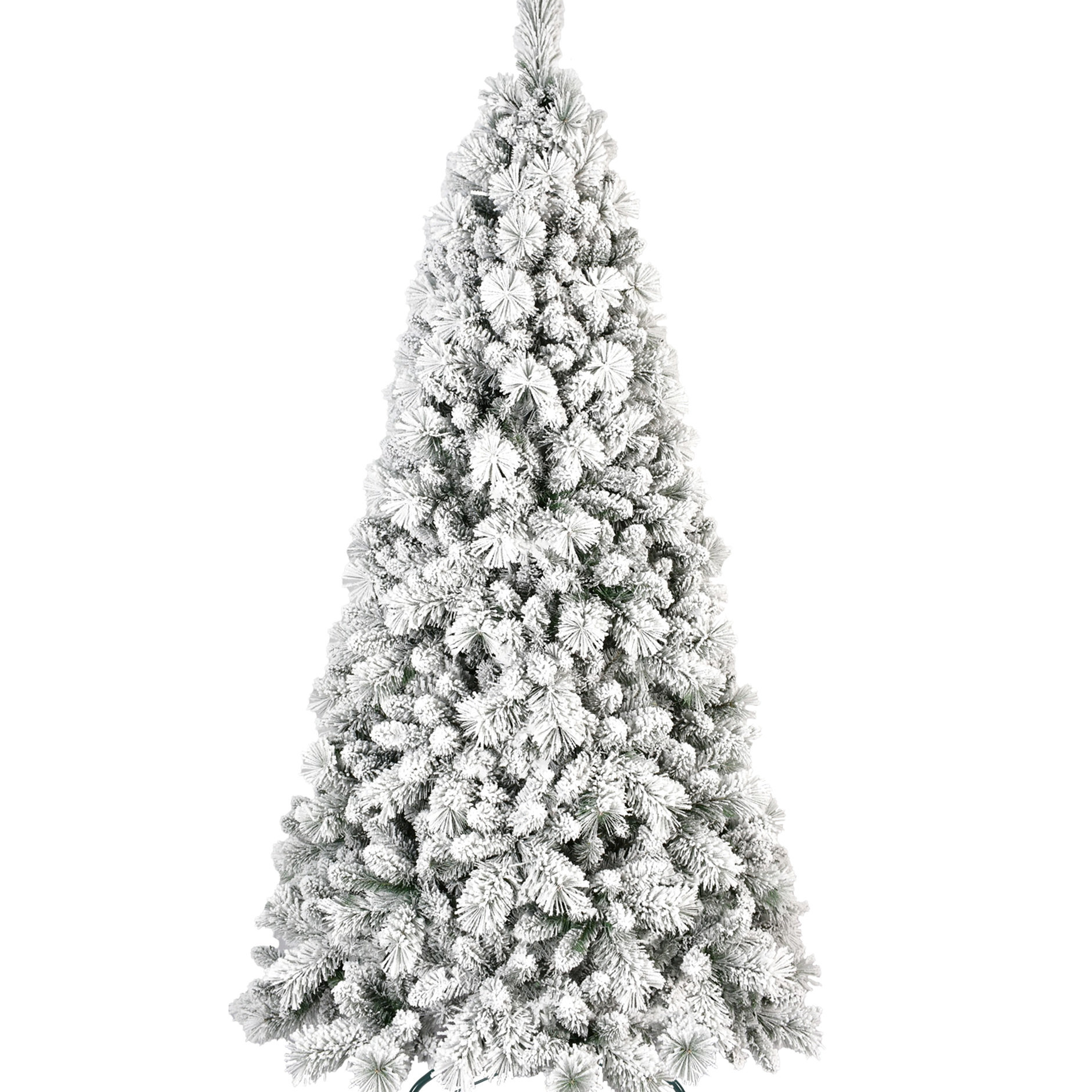 Red Barrel Studio® 7ft Lifelike Snow - Covered Tree With 1060 Tips ...