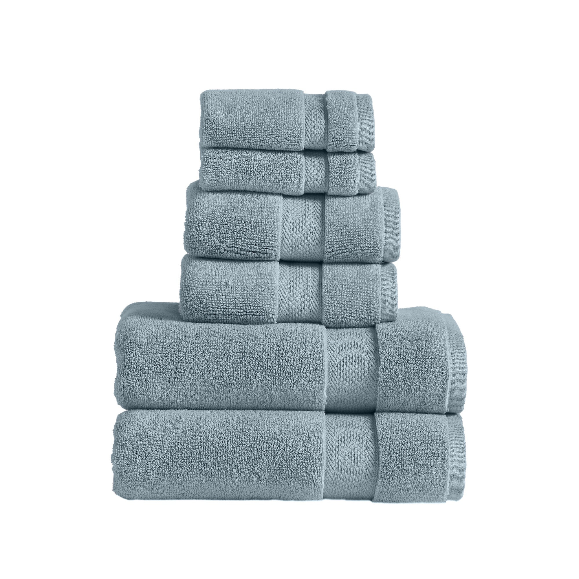 Modern Threads 650GSM Luxury 6-Piece Quick-Dry Towel Set Plush & Ultra ...