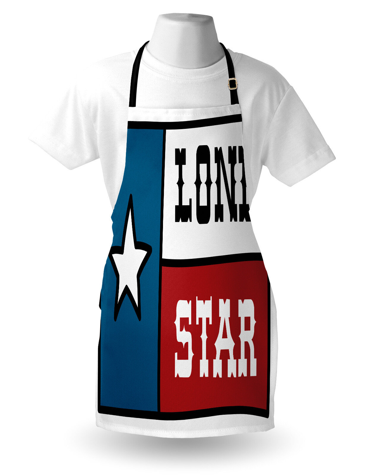East Urban Home Texas Star Apron Unisex, State Flag Design, Adult Size ...