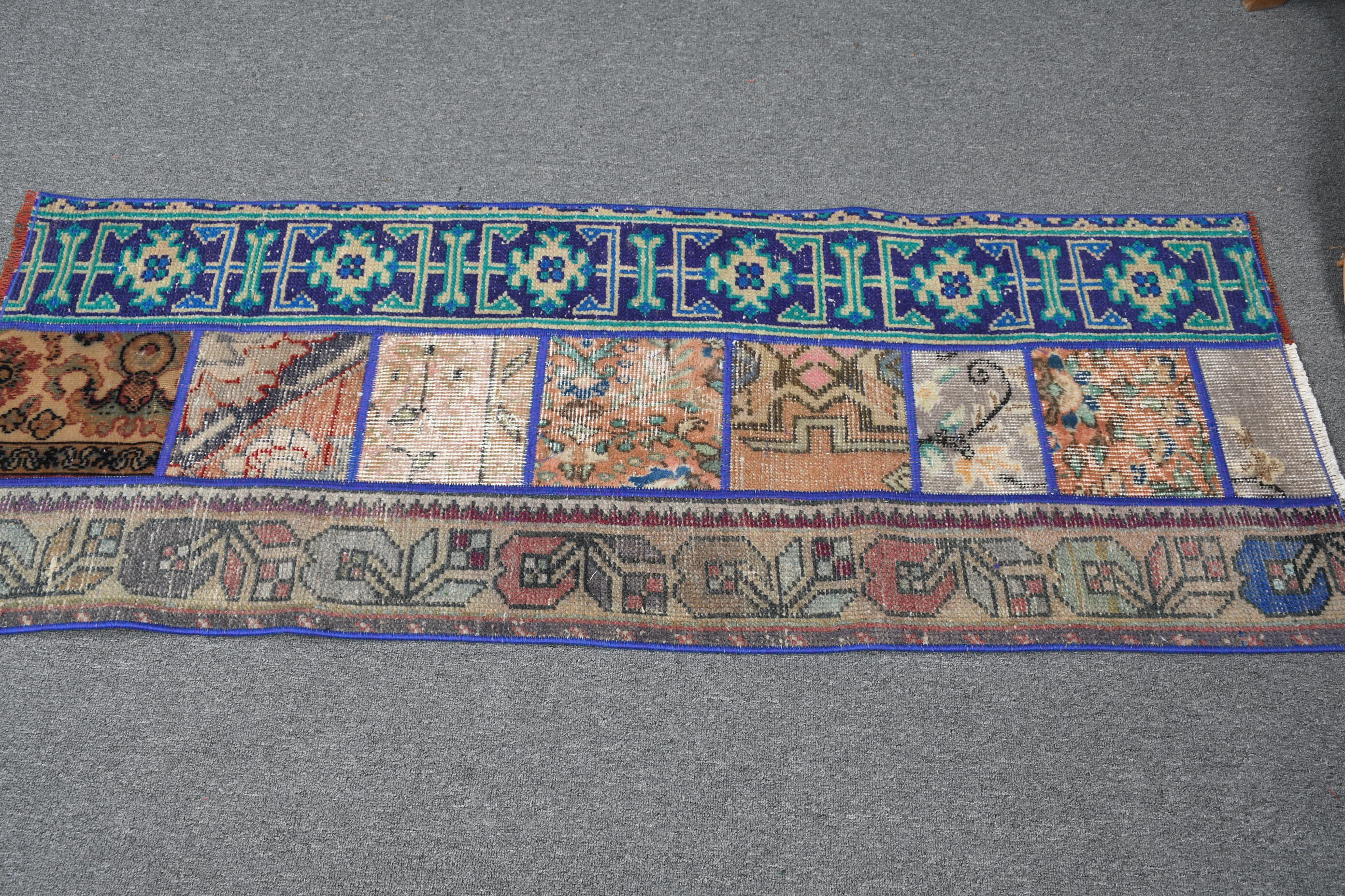 Bungalow Rose Handmade Turkish Vintage Patchwork Bohemian Runner Rug ...