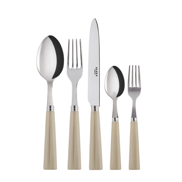 Sabre Paris - 5 Pieces Cutlery Set Nature | Wayfair.co.uk