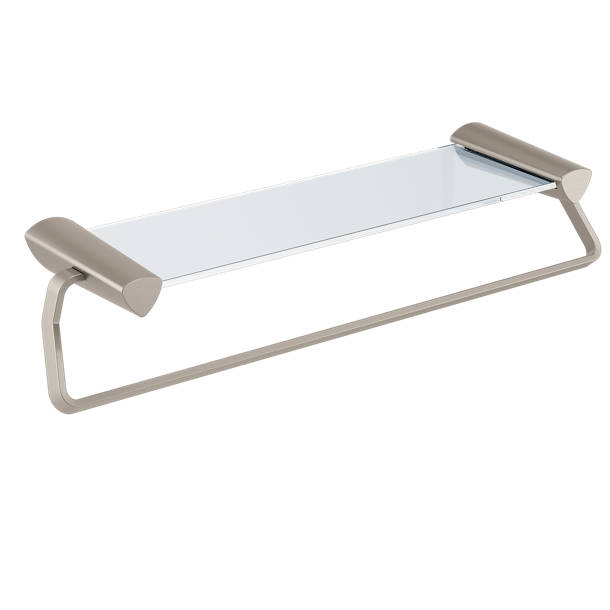 41316-RB,PN Delta Bath Safety Grab Bar with Corner Shelf & Reviews ...