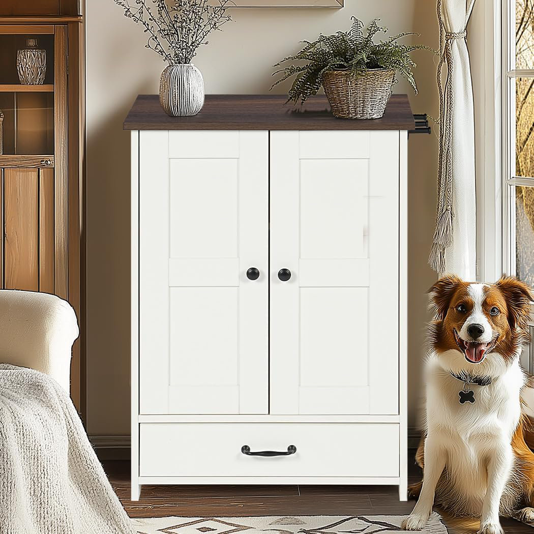 nestnarrative Dog Food Storage Cabinet With Hidden Dog Bowls - Wayfair ...