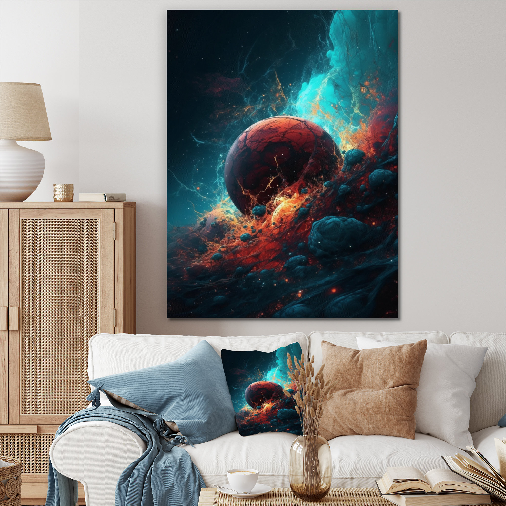 Ivy Bronx Imagine Space I - Space Wall art Print - Wayfair Canada