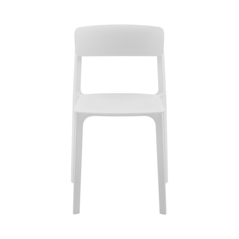 AllModern Vowa Outdoor Stacking Dining Side Chair | Wayfair